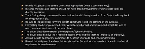 Solved Include All Getters And Setters Unless Not