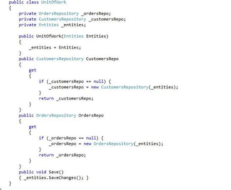 Unit Of Work In Repository Pattern