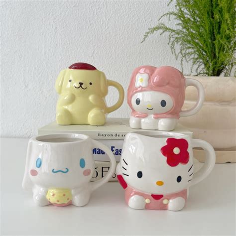 프렌드첸 키티 시나모롤 멜로디 폼폼푸린 귀여운 머그컵 TYPE 위시버킷