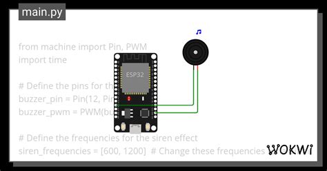 Ambulance Siren Micropython Wokwi Esp32 Stm32 Arduino Simulator