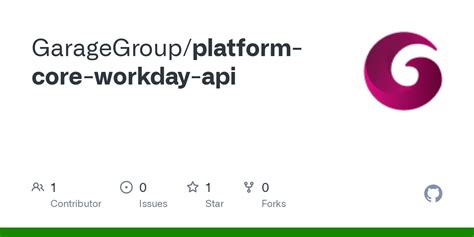 GitHub GarageGroup Platform Core Workday Api