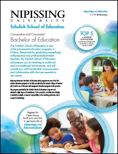 Schulich Babe Of Education Nipissing University