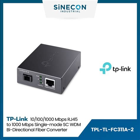 TP-Link รุ่น TL-FC311A-2 Gigabit WDM Media Converter By Sinecon ...
