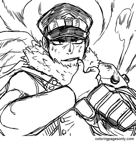 Inasa Yoarashi Coloring Pages Free Printable Pdf  Png And Online