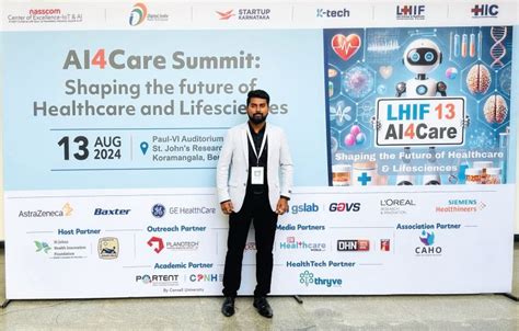 Karthik G Kashyap On Linkedin Nasscom Ai4care Healthcare