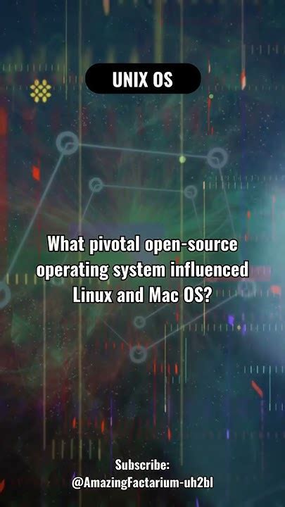 Unix Os Facts💻what Pivotal Open Source Operating System Influenced Linux And Mac Os 🤔 Shorts