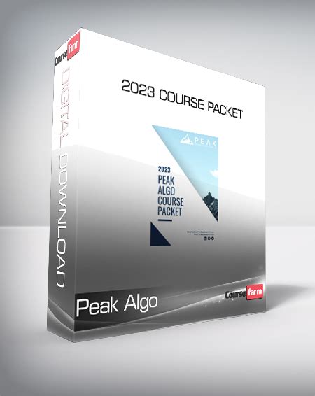 Peak Algo 2023 Course Packet Course Farm Online Courses And Ebooks