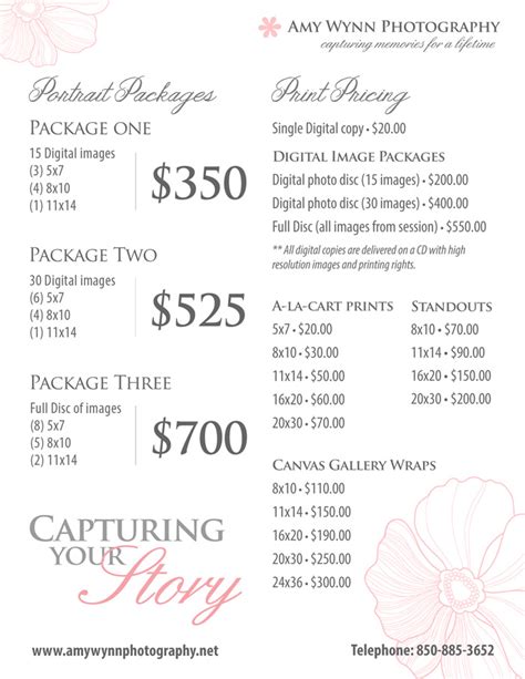 Price List Template Pricing Sheet ~ Flyer Templates On Creative Market