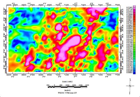 Analytic Signal Map Of The Study Area Download Scientific Diagram