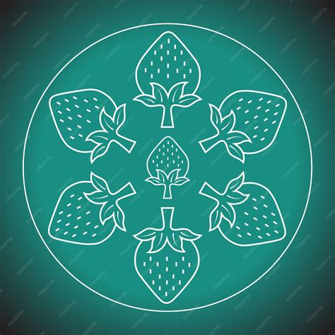 Premium Vector Fresh Strawberry Leaf Isolated On White Background