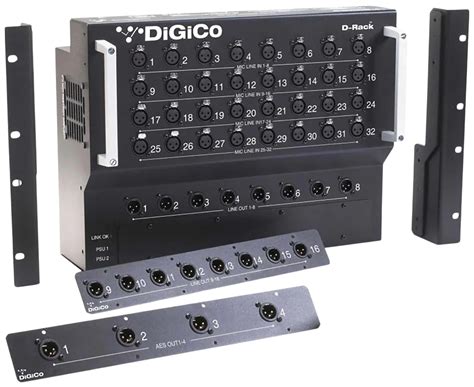 Digico D Rack Wall Sound And Lighting