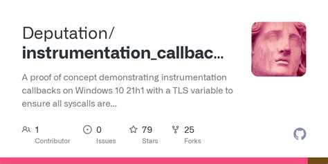 Github Deputationinstrumentationcallbacks A Proof Of Concept