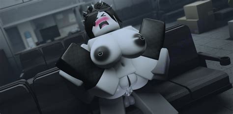 Rule 34 3d Airport Black Clothing Black Ears Black Hair Blush