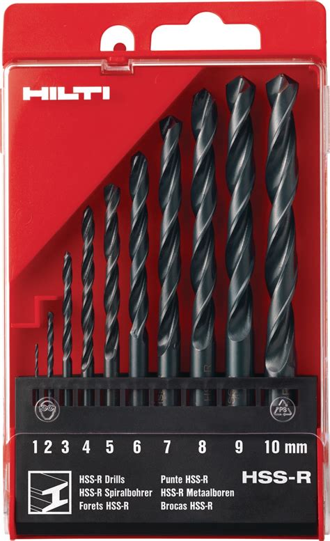 Hss R Drill Bit Set Metal And Wood Drill Bits Hilti Philippines