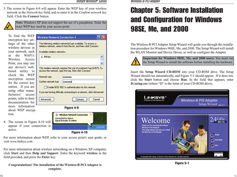LINKSYS WMP11V4 Wireless B PCI Adapter User Manual WMP11v4 UG Rev A