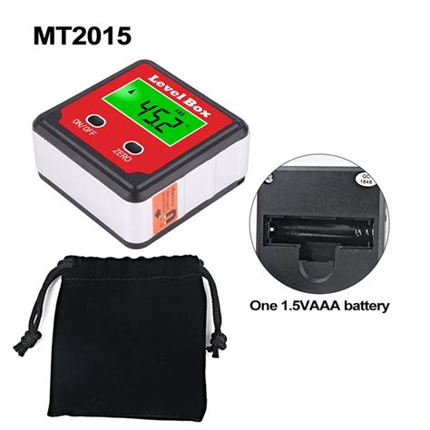 RZ Angle Protractor Universal Bevel 360 Degree Mini Electronic Digital Protractor Inclinometer