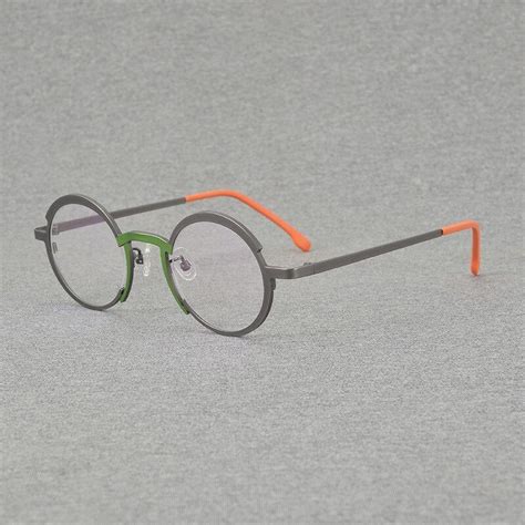 Aishia Titanium Round Glasses Frame Unique Glasses Frames Round Glasses Frames Glasses Frames