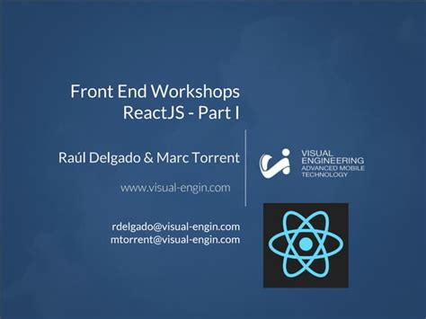 Workshop 19 Reactjs Introduction Ppt