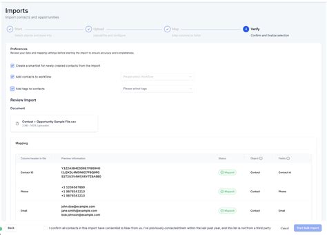 importing contacts and opportunities via csv highlevel support portal