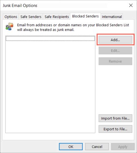 How To Block A Domain In Microsoft Outlook