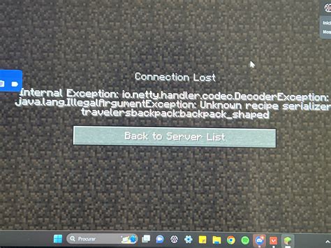 Problem Joining Modded Server Rfabricmc