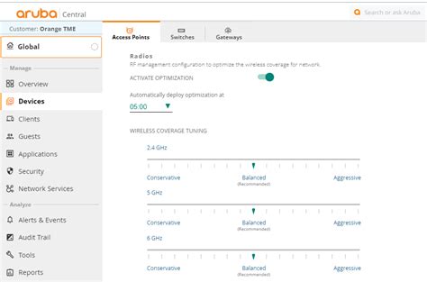 Enabling Rf Optimization