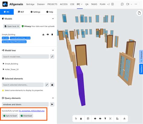 Ifc Microsoft Excel Integration Docs