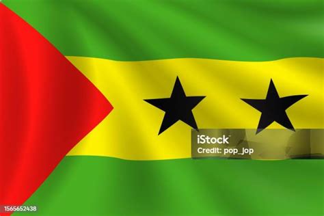 상투메프린시페의 국기 벡터 플래그 배경입니다 스톡 일러스트레이션 곡선에 대한 스톡 벡터 아트 및 기타 이미지 곡선 공단 국가 지리적 지역 Istock