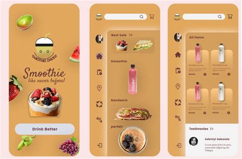 Adewale Adeniyi On Linkedin Uiux Uxdesign Mobiledesign Smothie Mobileapp