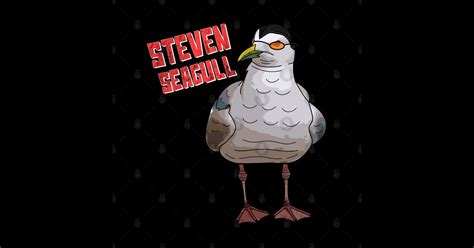 Steven The Seagull Seagull Sticker Teepublic