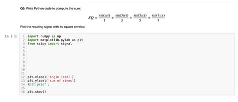 Solved Sinusoidal Signals Sinusoidal Signals Are Defined By Chegg
