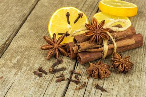 말린된 허브와 양념 스타 아니 스 계 피와 정 향 나무 테이블 요리 하 고 굽기 위한 조미료에 누워 가지 식물 부위에 대한 스톡 사진 및 기타 이미지 Istock