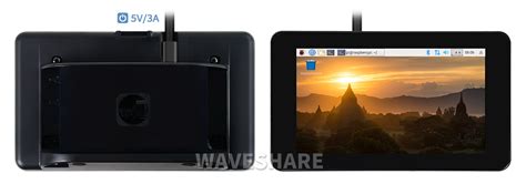 7inch Capacitive Touch Display For Raspberry Pi With Protection Case Dsi Interface 800×480