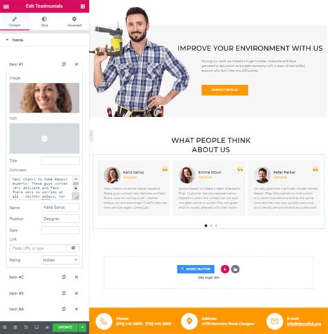 How To Add The Testimonial Carousel To Your Web Page