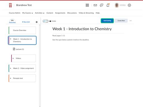 Dtu Learn Support Adding A Thinglink Activity To Content