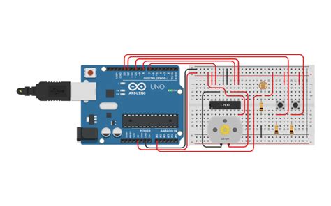 Circuit Design Persianas Con Ldr Tinkercad