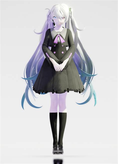 Mmd Yyb Midnight Fiction Miku [model Dl] By Piloulabaka On Deviantart