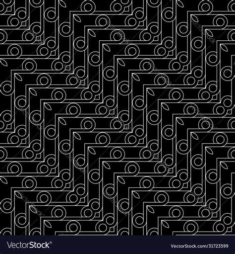 Design Seamless Geometric Zigzag Pattern Vector Image