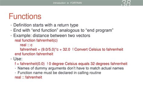 Ppt Introduction To Fortran Powerpoint Presentation Free Download