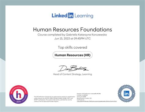 Gabriela Katarzyna K On Linkedin Certificate Of Completion