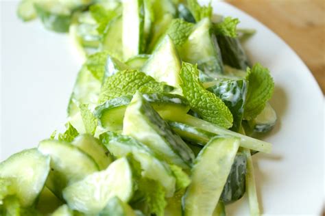 Cucumber Mint Salad The Hungry Hutch