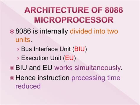 8086 Microprocessor Ppt