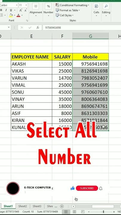 how to add 91 before number in ms excel tricks excelhacks