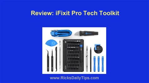 Review Ifixit Pro Tech Toolkit