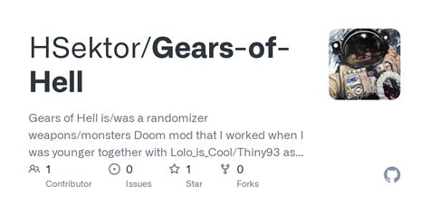 GitHub HSektor Gears Of Hell Gears Of Hell Is Was A Randomizer Weapons Monsters Doom Mod That