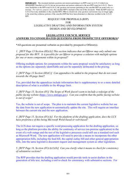 Fillable Online How To Write An Effective RFP Response With Example