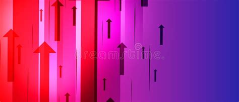 Up Arrows On Purple Abstract Background Illustration Stock Illustration Illustration Of Move