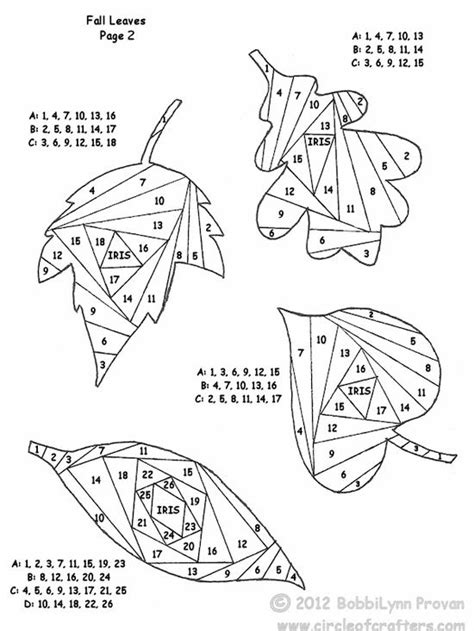 Free Printable Iris Paper Folding Patterns Printables