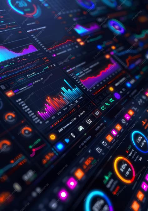 Premium Photo A Hightech Dashboard Displaying Realtime Data On Esg