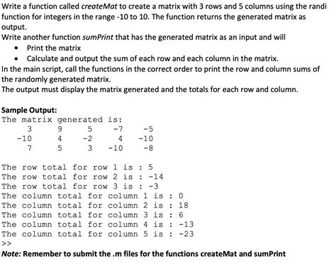 Solved Please Use Matlab And Follow The Direction